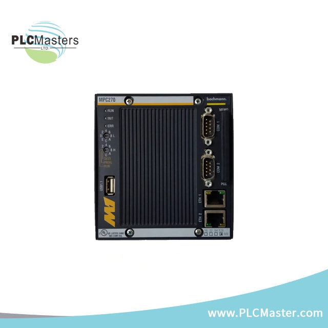 Bachmann MPC270 Processor Module – PLC Masters Ltd.