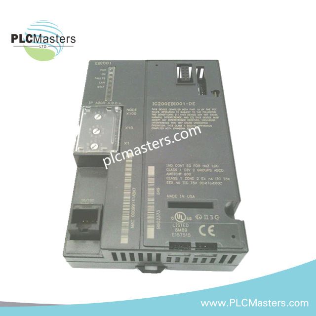 GE IC200EBI001-DF Ethernet Network Interface Unit