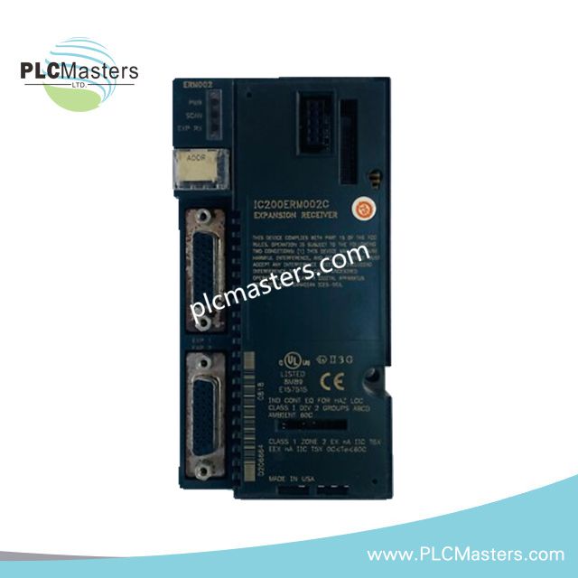 GE Fanuc VersaMax IC200ERM002C Expansion Receiver Module