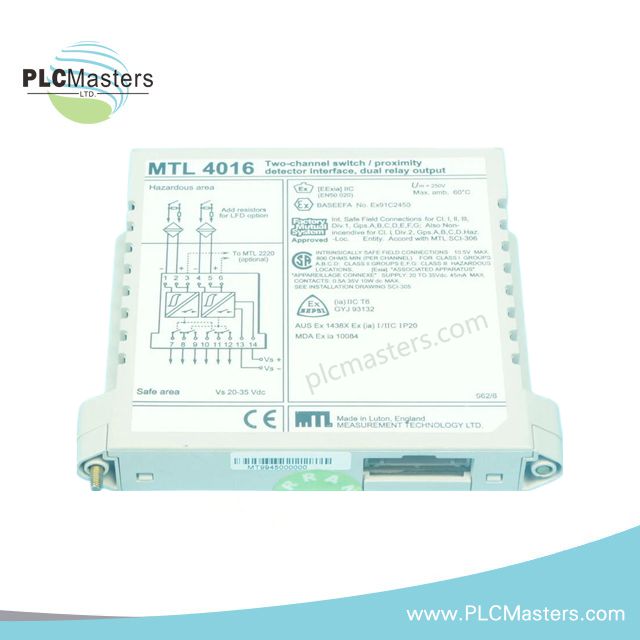 MTL MTL4016 Switch/Proximity Detector Interface Unit